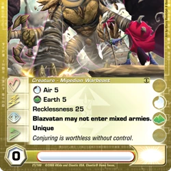 Chaotic Mipedian Warbeasts