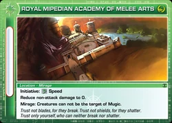 Royal Mipedian Academy of Melee Arts | Chaotiki | Fandom