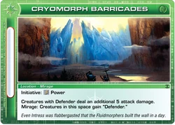 Cryomorph Barricades | Chaotiki | Fandom