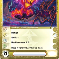 Chaotic Mipedian Warbeasts