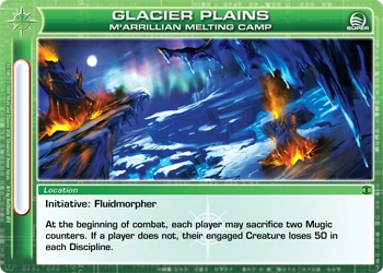 Glacier Plains M'arrillian Melting Camp | Chaotic TCG Wiki | Fandom