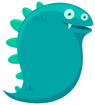 Cyan Monster (ABCya Paint) | Character catalogue Wiki | Fandom