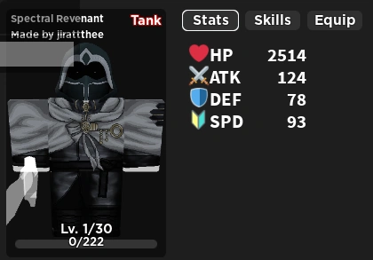 Spectral Revenant | Character Chaos Wiki | Fandom