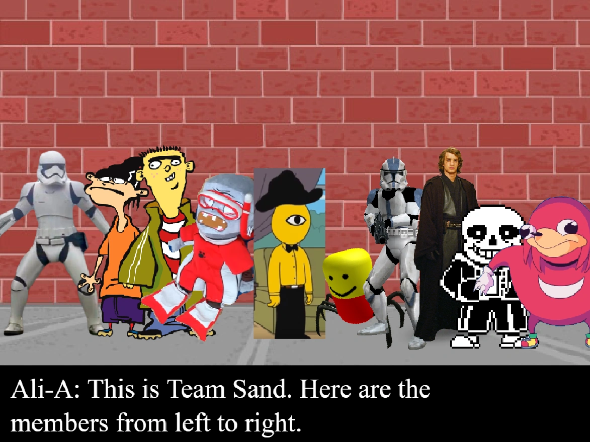 Team Sand | Character Elimination: No Effort Edition Wiki | Fandom