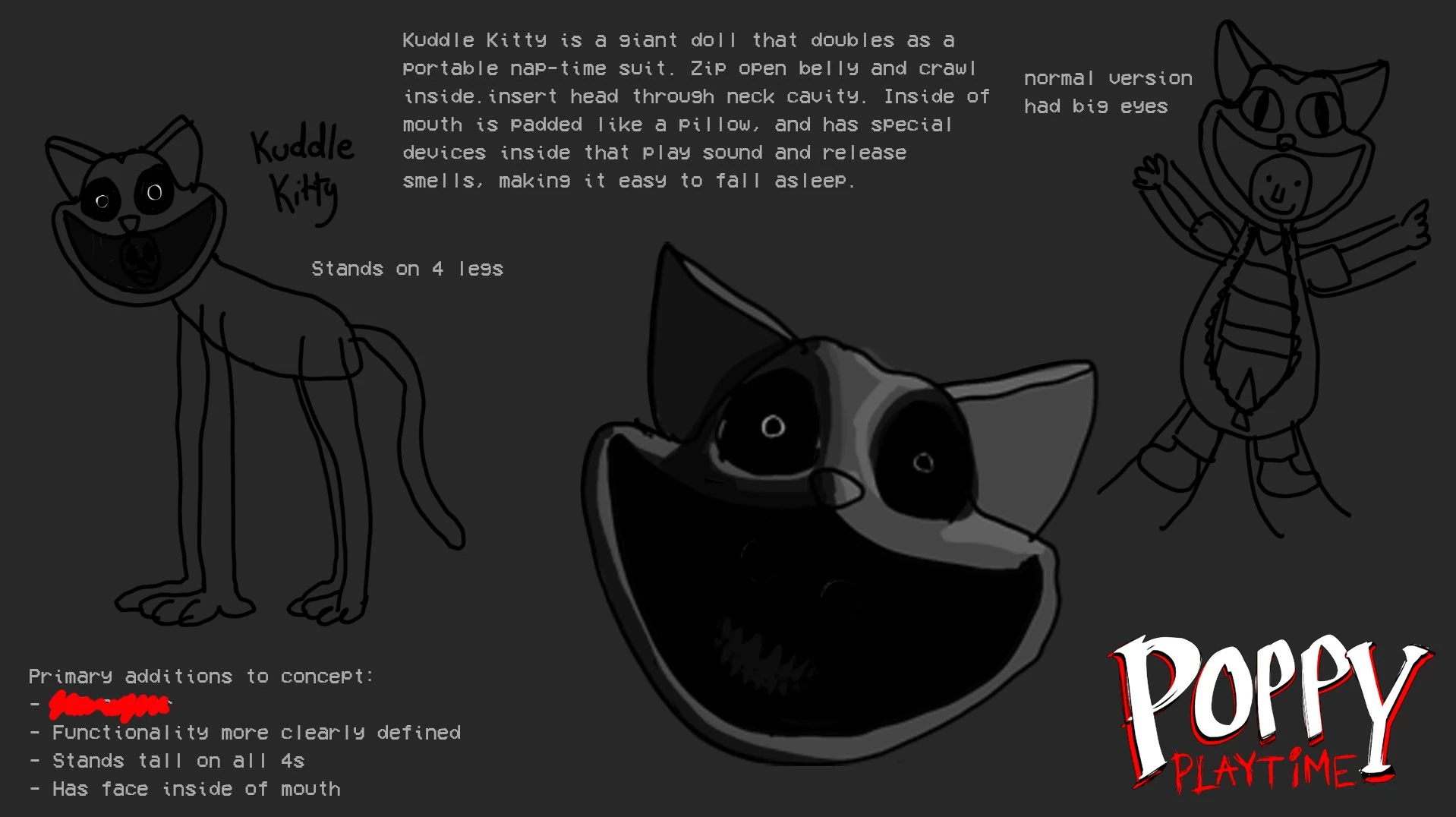 Kuddle Kitty (Canon, Poppy Playtime)/StrikerIsJustStriker | Character Stats and Profiles Wiki ...