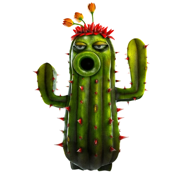 Cactus (Canon, Plants Vs. Zombies Garden Warfare/Battle For Neighborville)/PinkEndymion805 ...