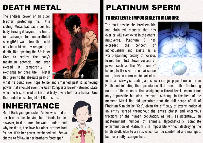 What If Boros Turned Good Official Databook | Character Stats and ...