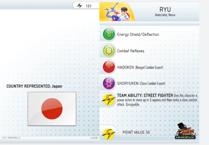 User blog:Gamehost0007/Street fighter Heroclix | Character Stats and ...