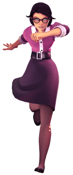 Miss Pauling Canon Team Fortress 2 Memelordgamer Trap Character