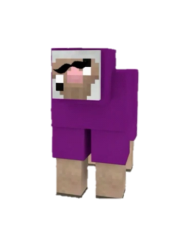 Minecraft Purple Sheep