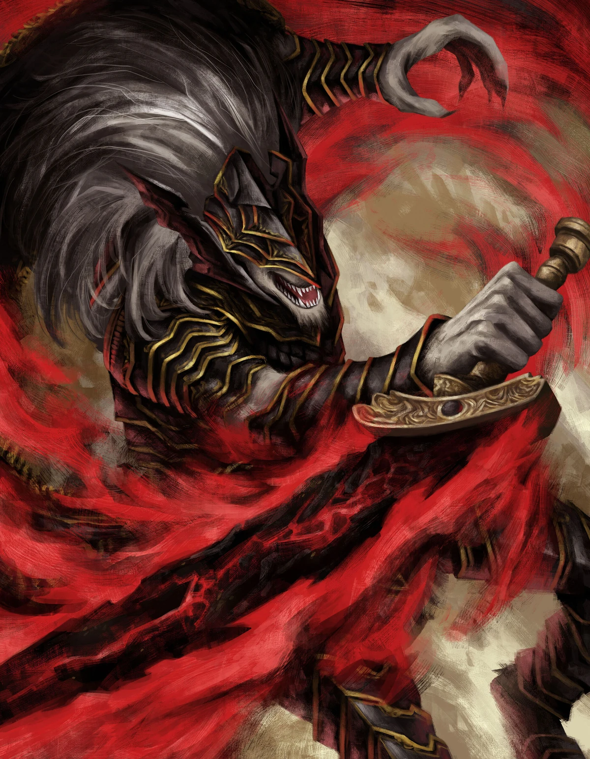 Maliketh (Canon, Elden Ring)/Goldpunch | Character Stats and Profiles ...