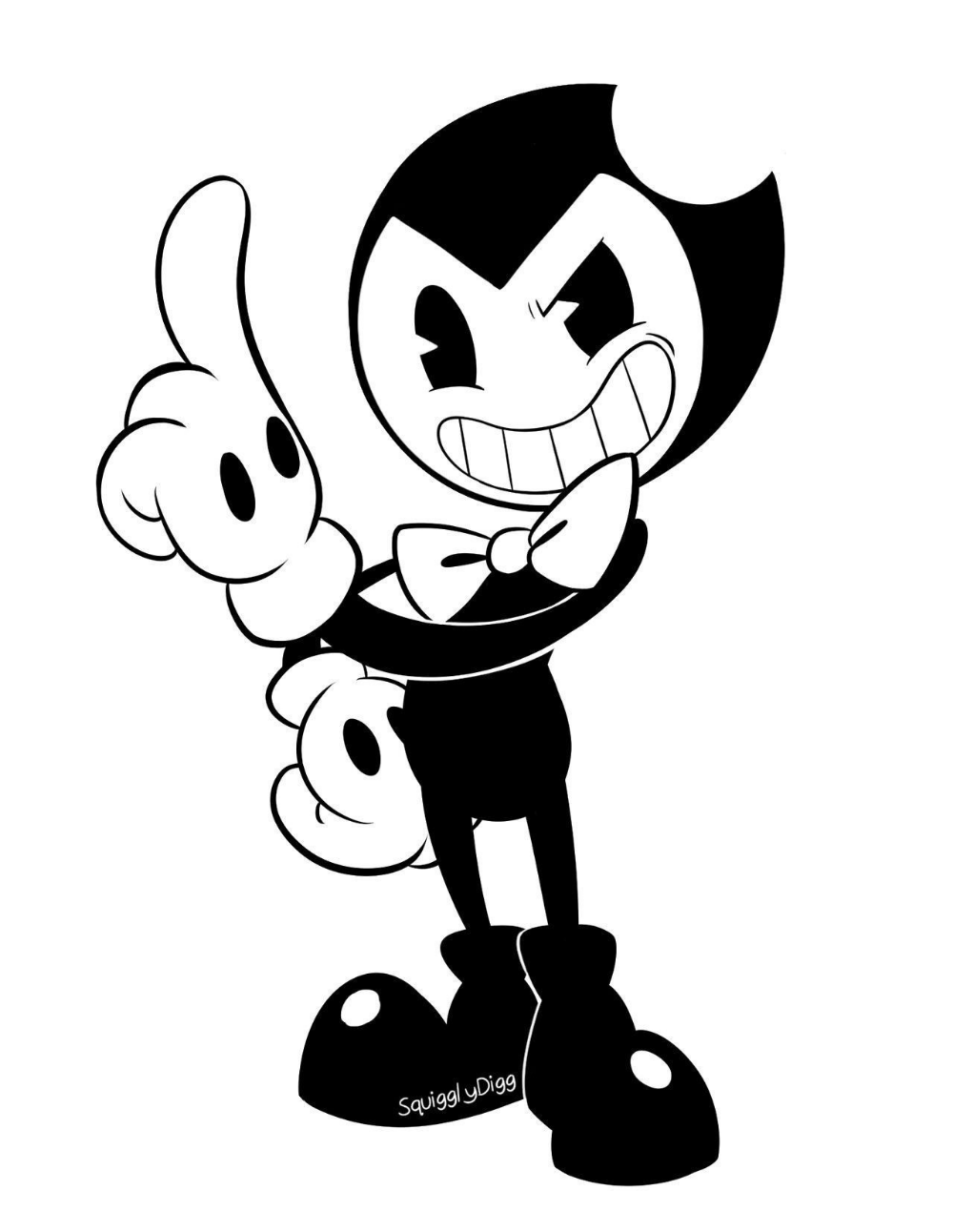Bendy (Canon, Composite)/Dreamy Luigi300986 | Character Stats and ...
