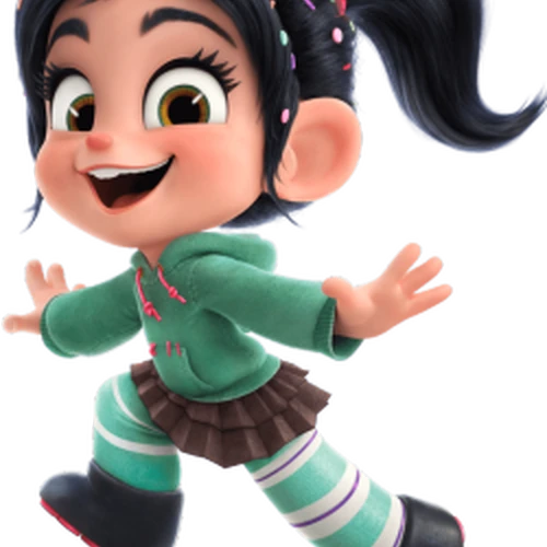 Vanellope Von Schweetz And Taffyta Kiss