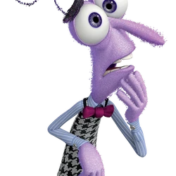 Purple Cartoon Characters