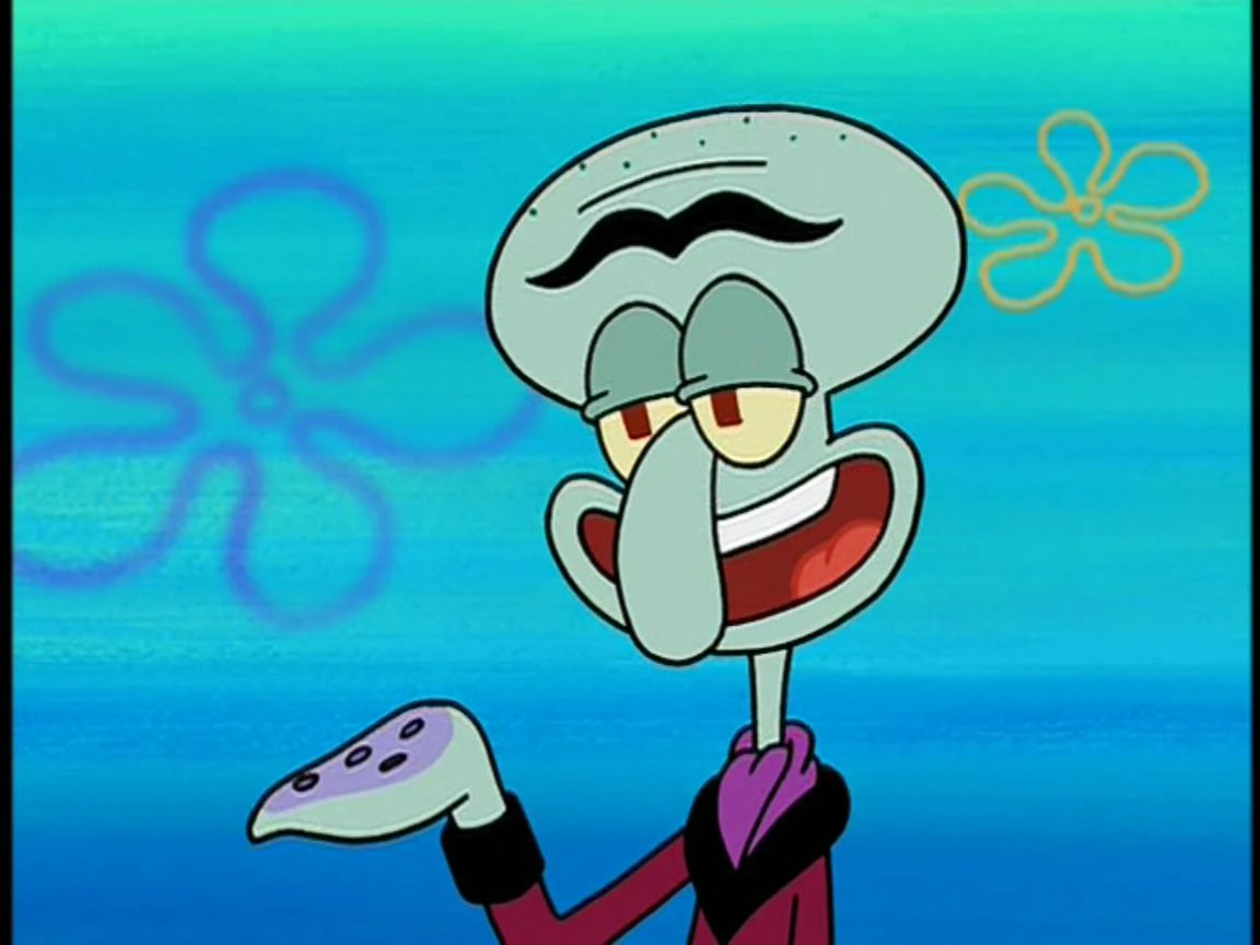 Squidward Angry Face House Fancy