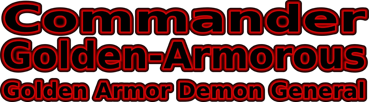 Commander Golden-Armorous | Fictional Characters Fanon Wiki | Fandom