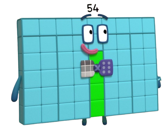 Fifty-Four (Numberblocks) | Charles Selig Wiki | Fandom