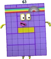 Sixty-Three (Numberblocks) | Charles Selig Wiki | Fandom