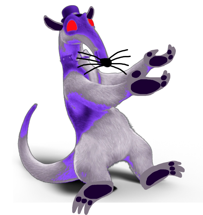 Dark Cat Charlie The Anteater | Charlie The Anteater Characters Wiki ...