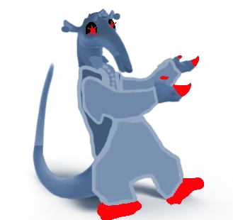 Darkey Charline The Anteater | Charlie The Anteater Characters Wiki ...