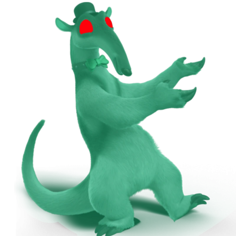 Dark Zephyrus Charlie The Anteater | Charlie The Anteater Characters ...