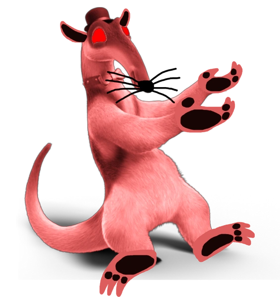 Dark Fire Cat Charlie The Anteater | Charlie The Anteater Characters ...