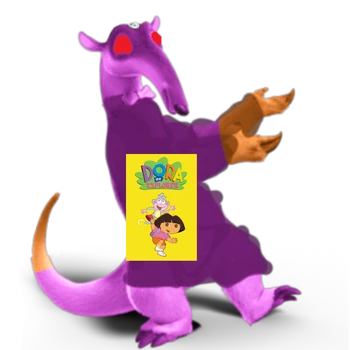 Dark Dora The Explorer Charlie The Anteater Jr. | Charlie The Anteater ...