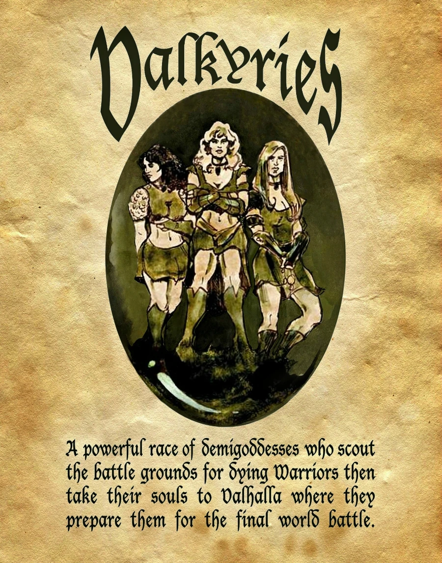 Valkyries | Charmed Book of Shadows Wiki | Fandom