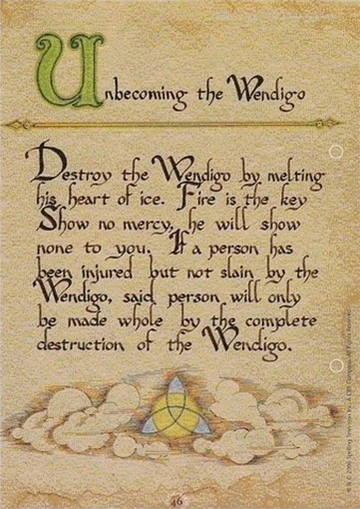 Unbecoming the Wendigo | Charmed Book of Shadows Wiki | Fandom