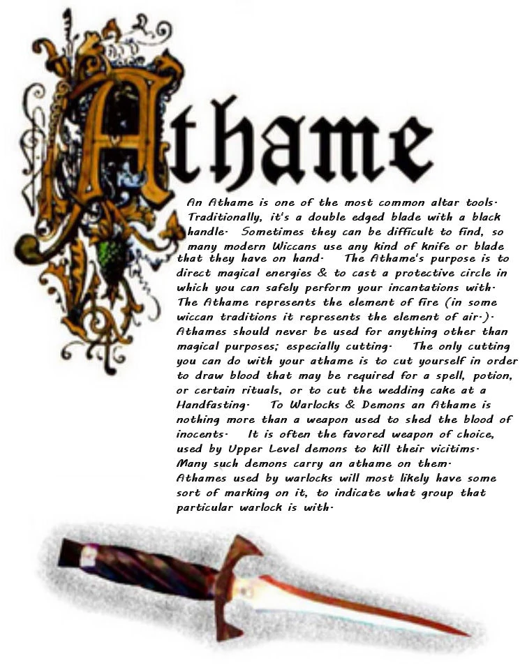 Athame | CharmedEverAfter Wiki | Fandom