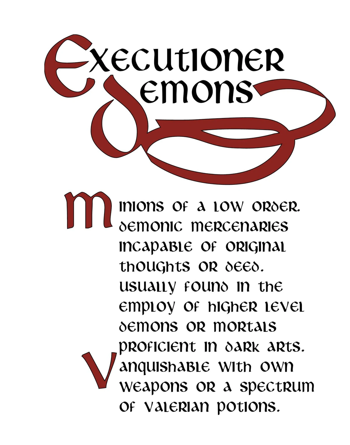 Executioner Demons | CharmedEverAfter Wiki | Fandom