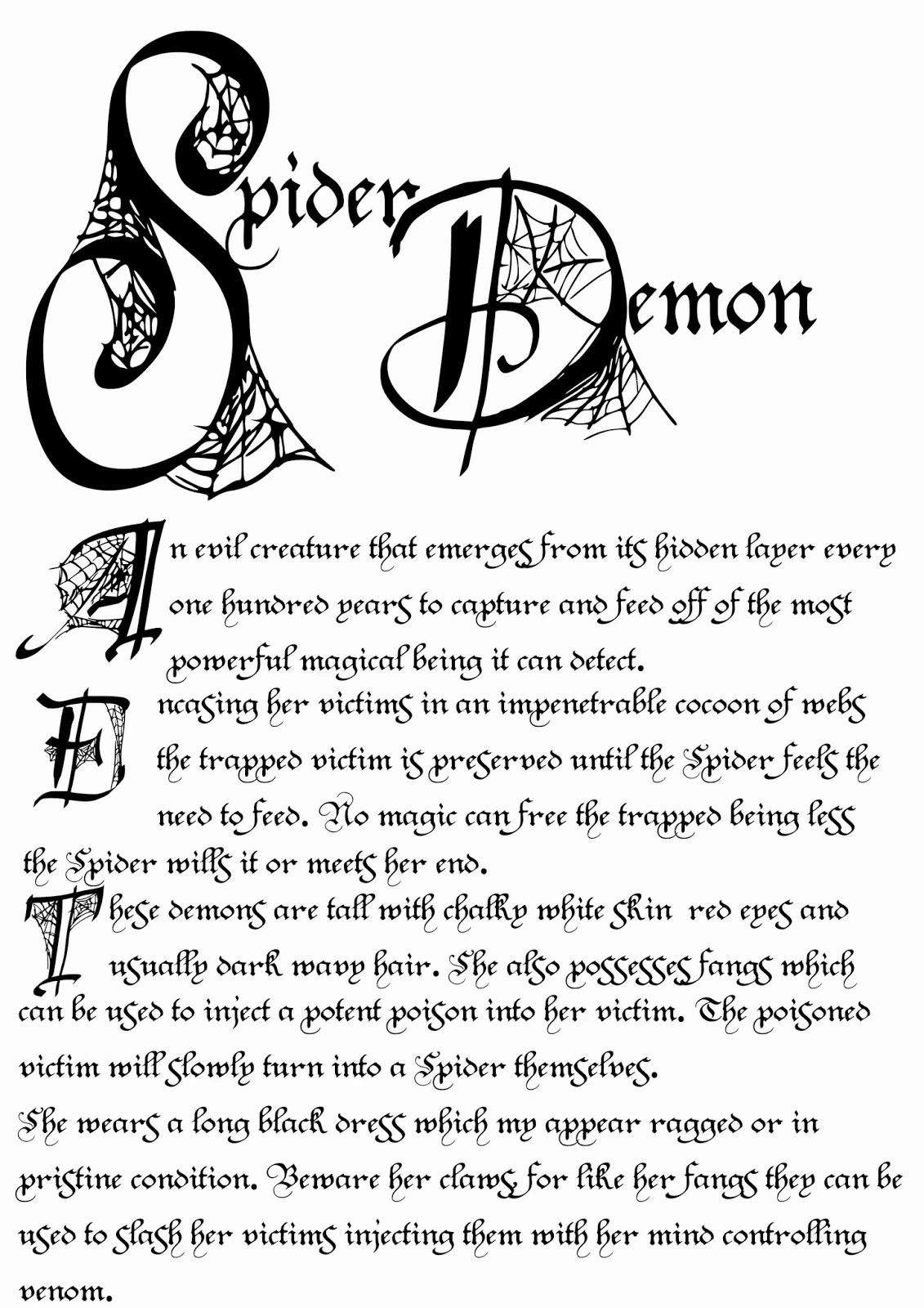Spider Demon | CharmedEverAfter Wiki | Fandom