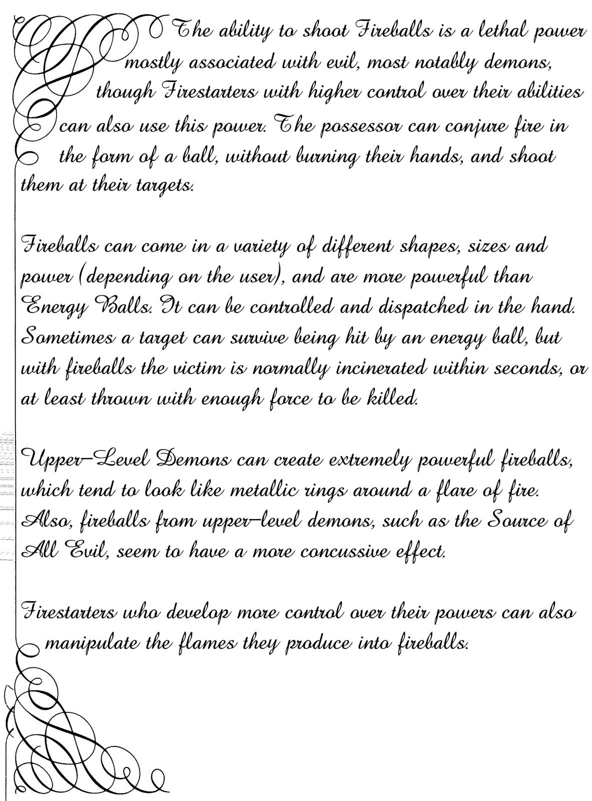 Fireballs | CharmedEverAfter Wiki | Fandom