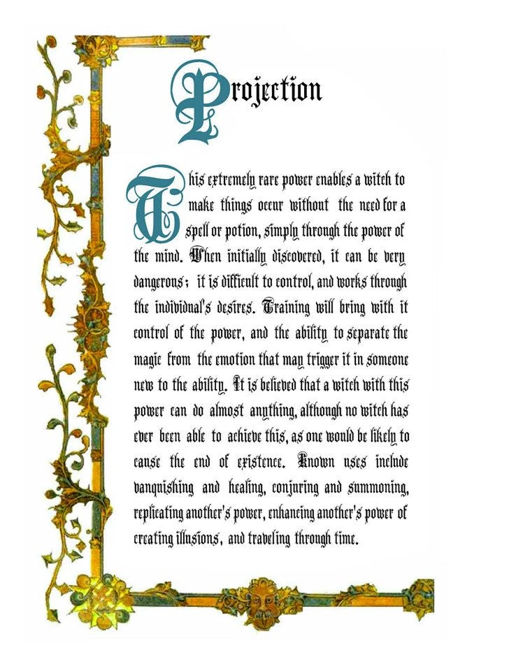 Projection | CharmedEverAfter Wiki | Fandom