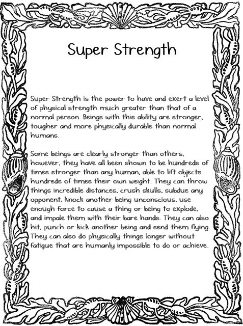 Super Strength | CharmedWorldRPG Wiki | Fandom