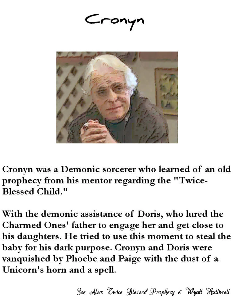 Cronyn | CharmedWorldRPG Wiki | Fandom