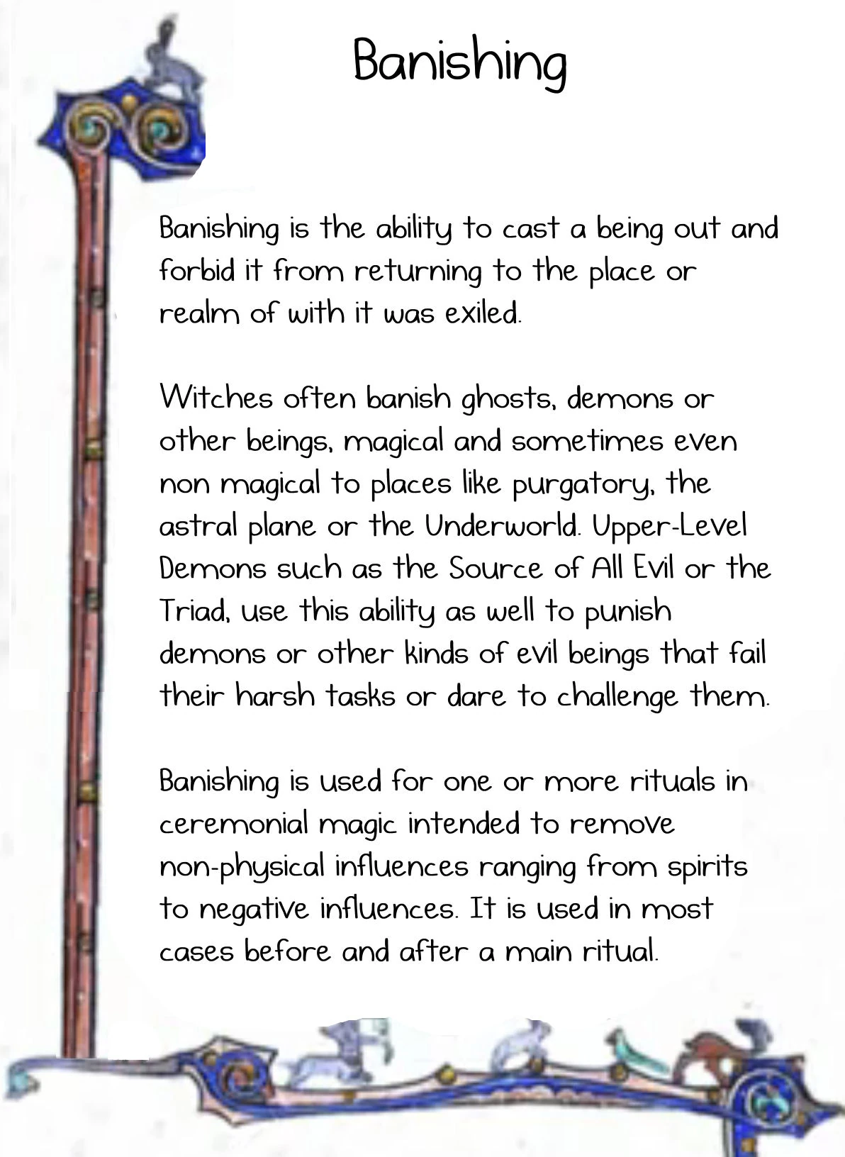 Banishing | CharmedWorldRPG Wiki | Fandom
