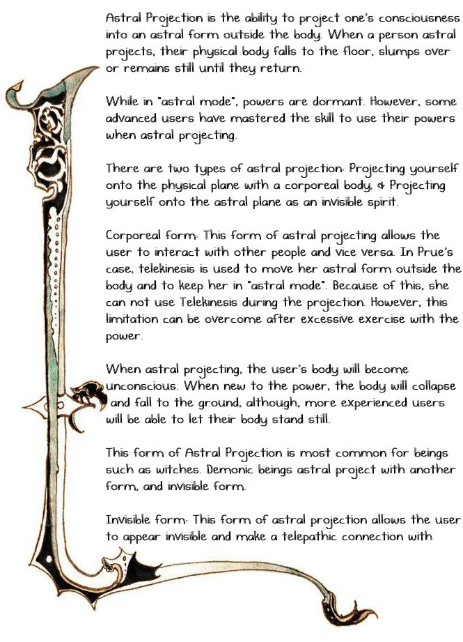 Astral Projection | CharmedWorldRPG Wiki | Fandom