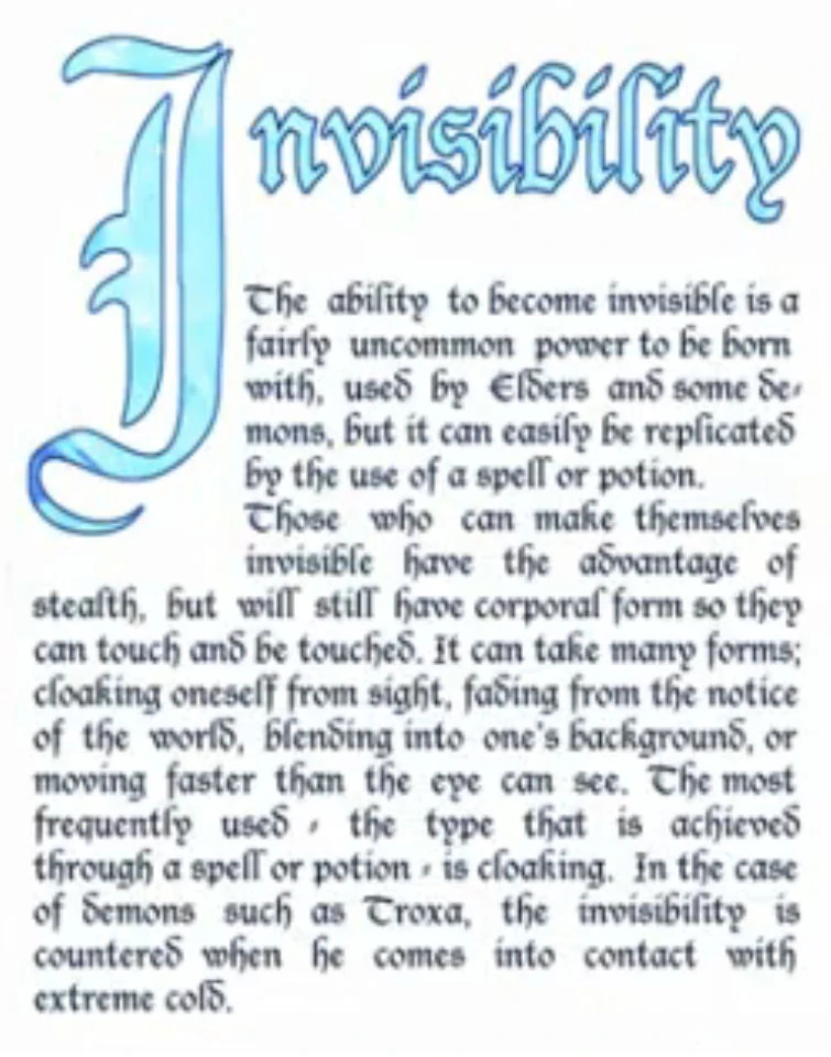 Invisibility | CharmedWorldRPG Wiki | Fandom