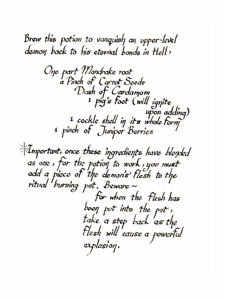 Upper Level Demon Vanquish Potion | CharmedWorldRPG Wiki | Fandom