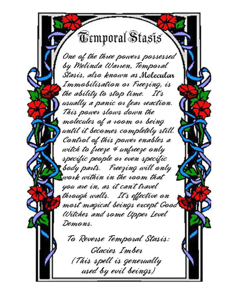 Temporal Stasis | CharmedWorldRPG Wiki | Fandom