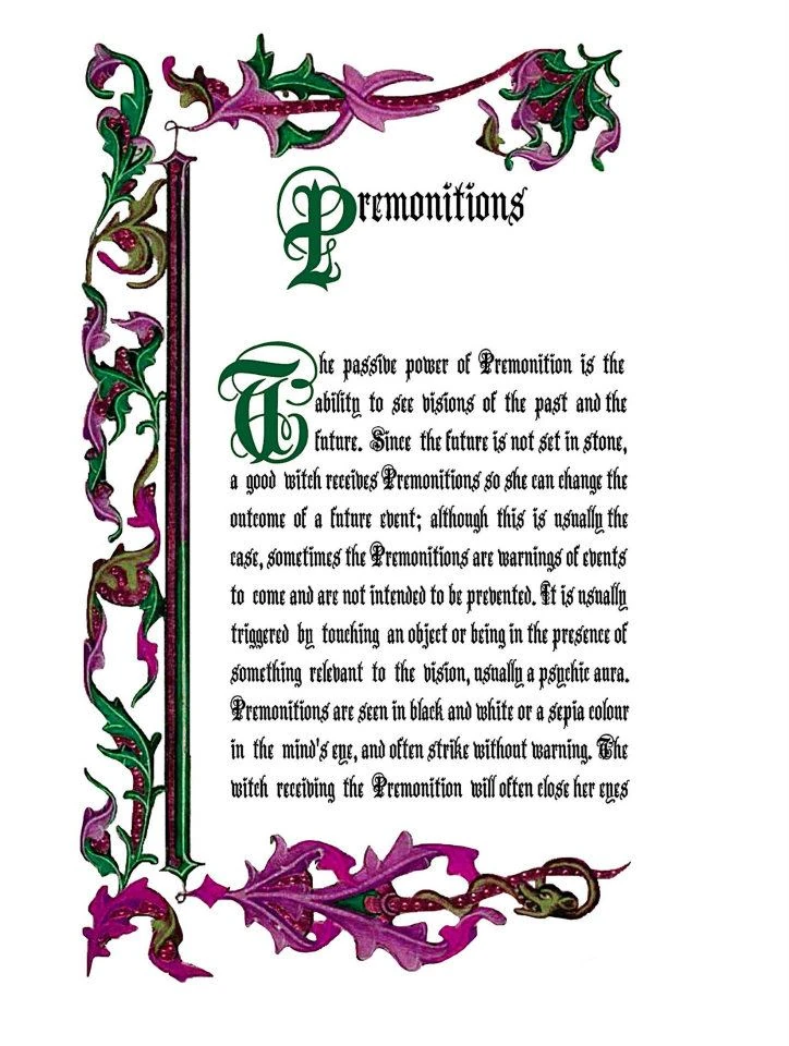 Premonition | CharmedWorldRPG Wiki | Fandom