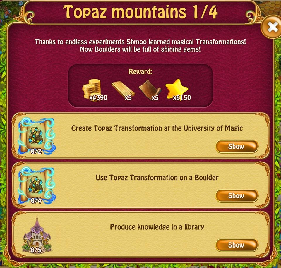 Topaz Mountains | Charm Farm Wiki | Fandom