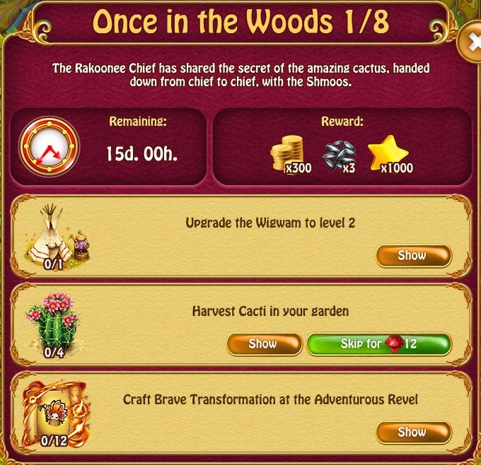 Once in the Woods | Charm Farm Wiki | Fandom