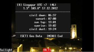 Sunrise and Sunset Time Calculation Script | CHDK Wiki | Fandom