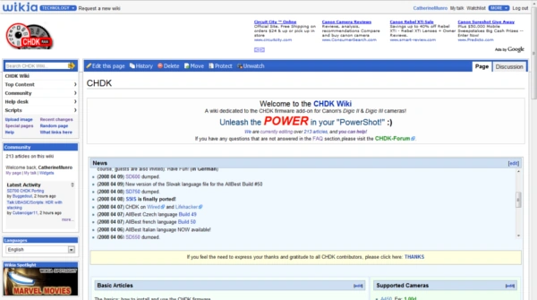 Forum:New skin for the wiki? | CHDK Wiki | Fandom