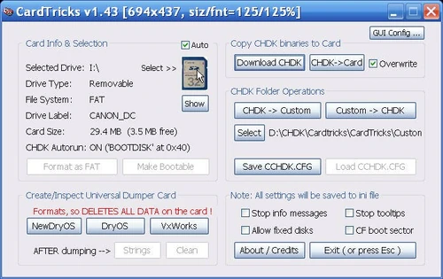 CHDK/Installing with Cardtricks | CHDK Wiki | Fandom