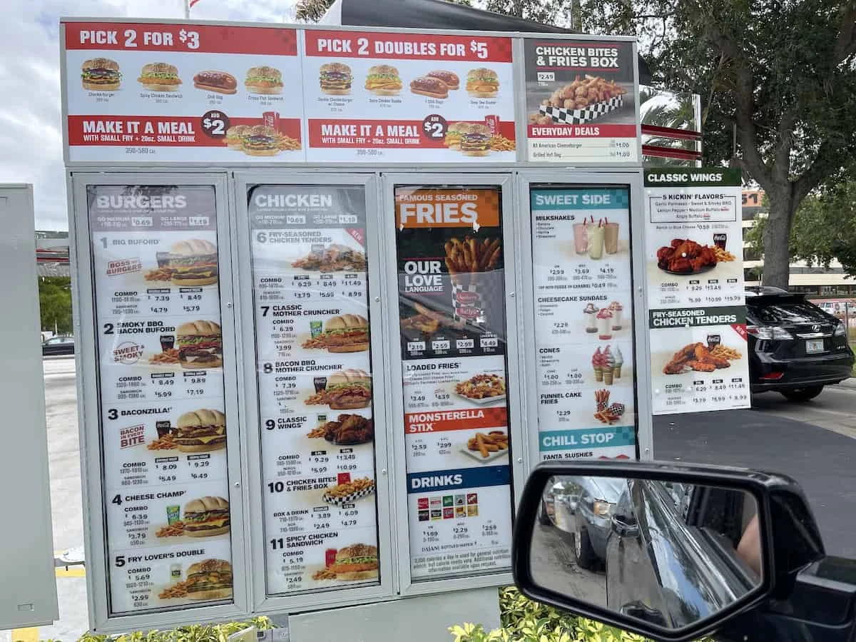 List of Menu Items served at Checkers and Rally's | Checkers and Rally ...