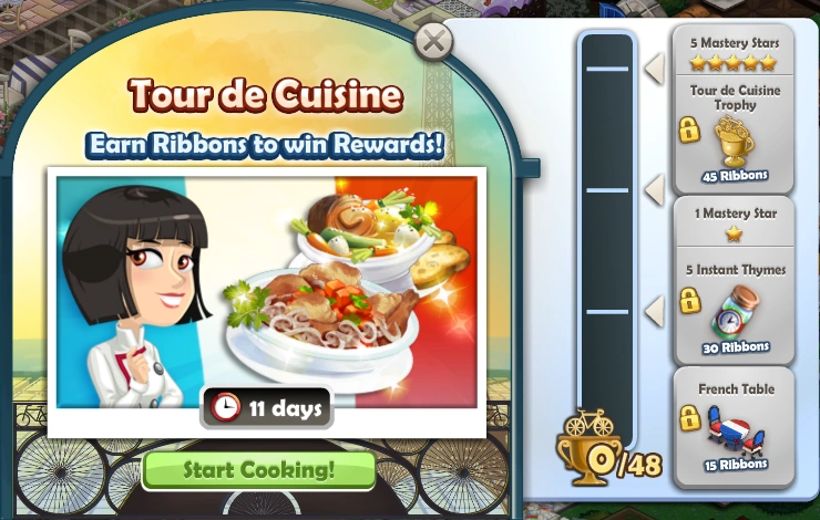 Tour de Cuisine Event | ChefVille Wiki | Fandom