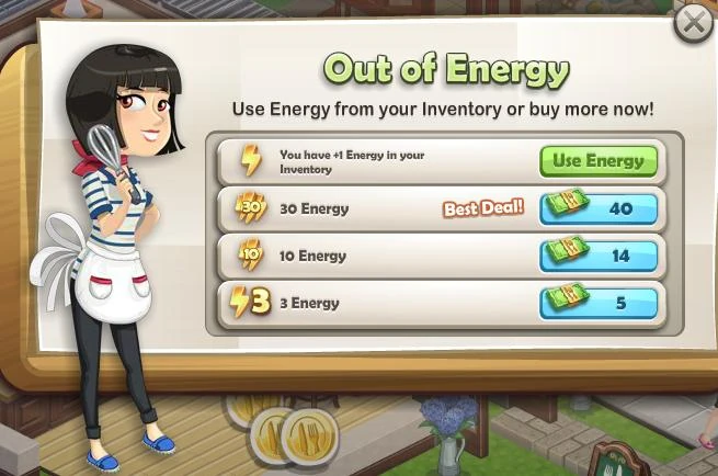 Energy | ChefVille Wiki | Fandom